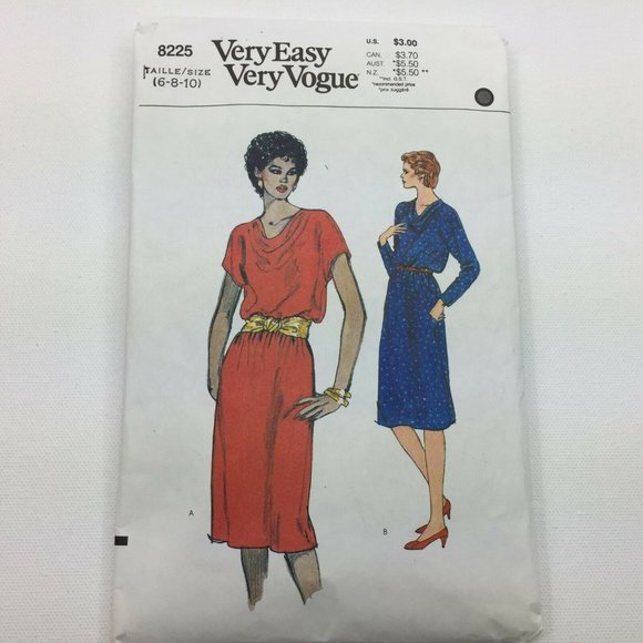 Simplicity | Office | Vintage Vogue 8225 Very Easy Misses Dress Sewing ...